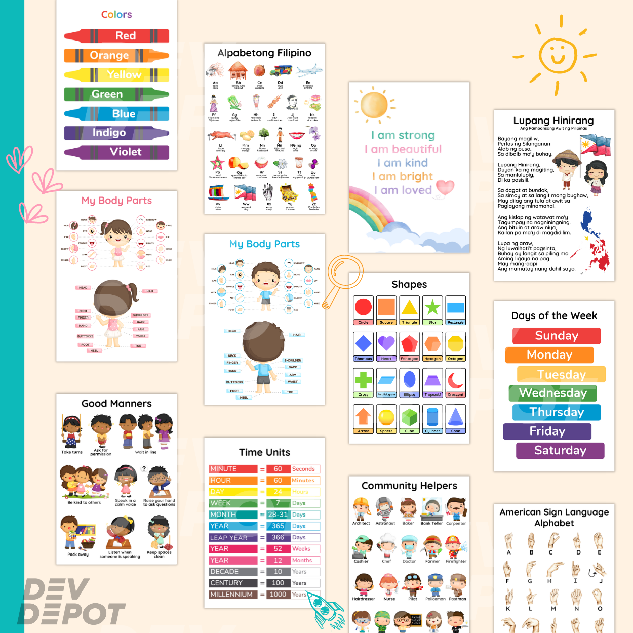 Posters And Flashcards Dev Depot